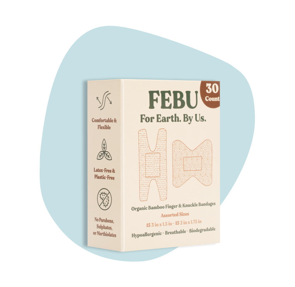 FEBU PFAS-Free Bamboo Bandages | Eco-friendly, latex-free fabric ...